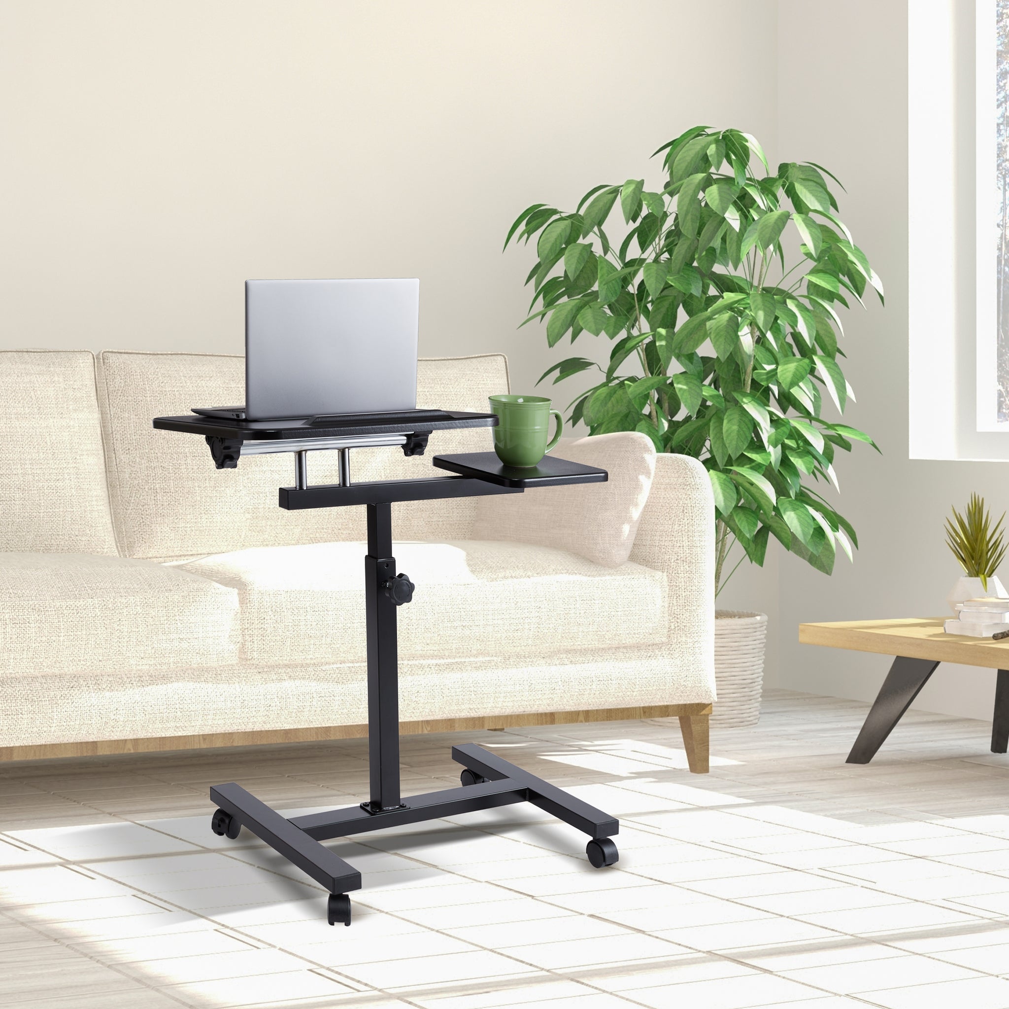 airLIFT® Tilting Mobile Desk Cart – Seville Classics