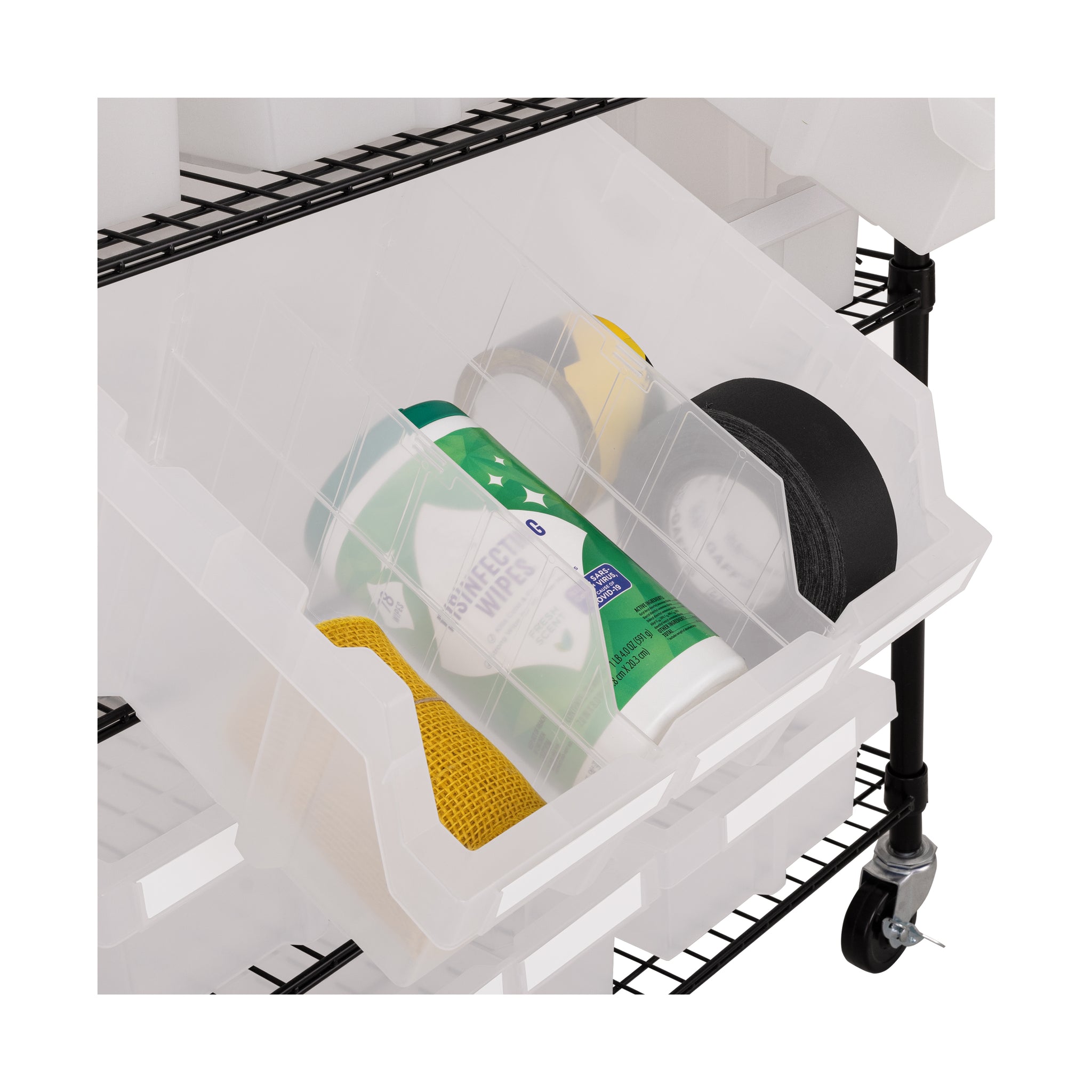 Extra-Wide 7-Tier NSF-Certified 21-Bin Rack