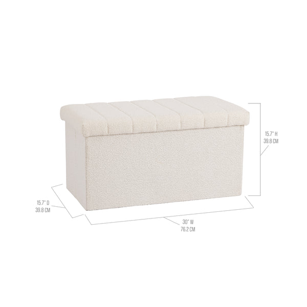 Channel Tufted Storage Trunk – Seville Classics