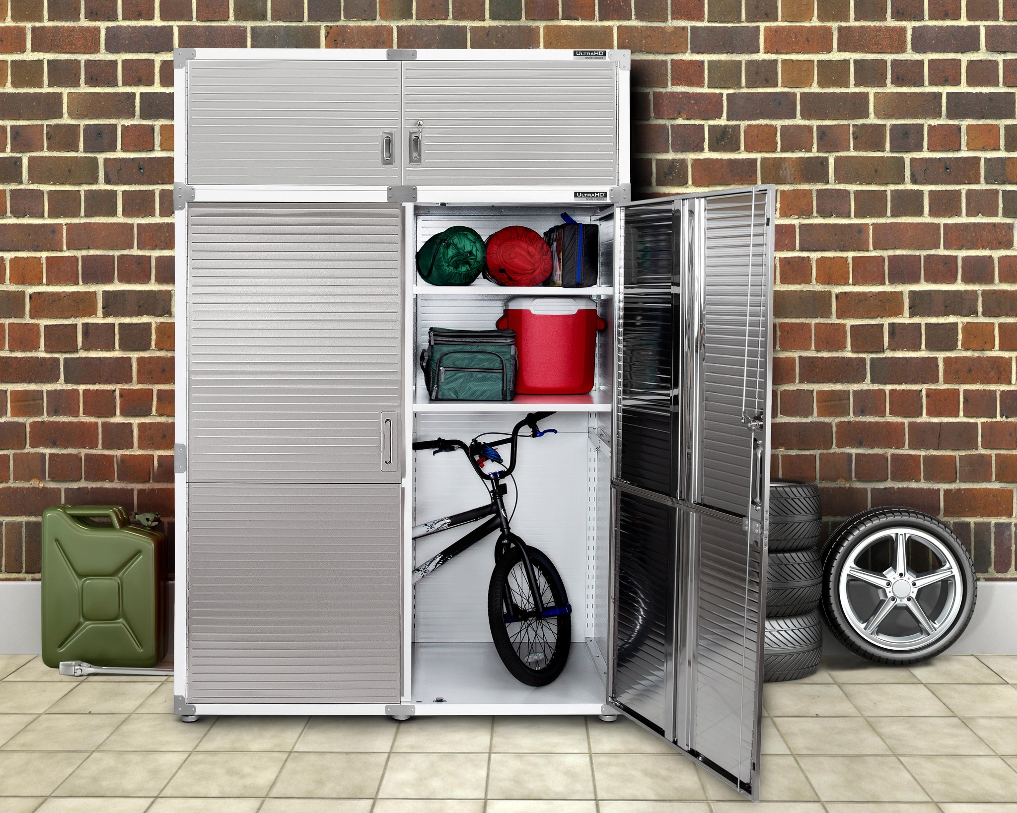 UltraHD® 2-Piece Extra-Wide Mega Storage Cabinet Set – Seville Classics