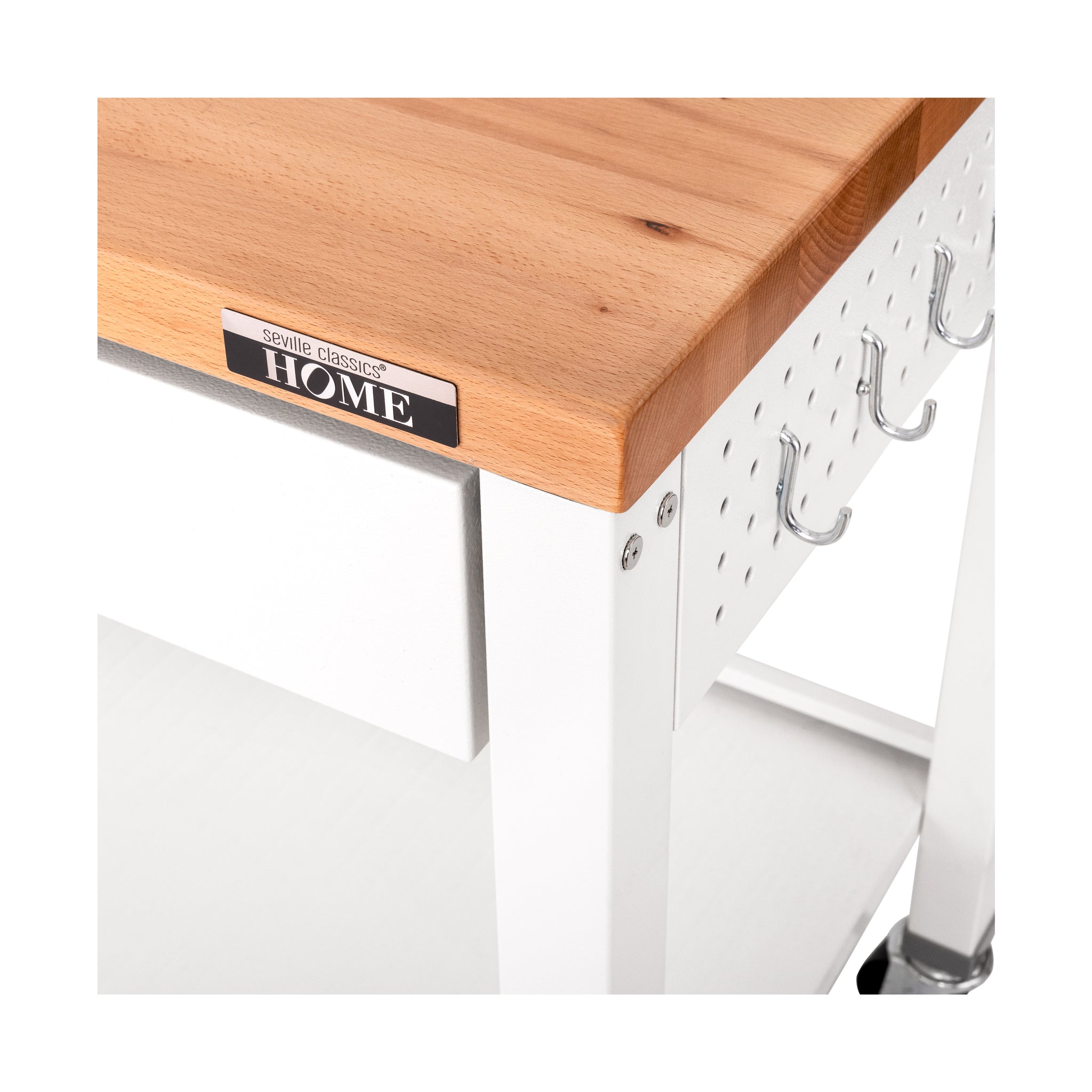 HOME Work Center Island Table – Seville Classics