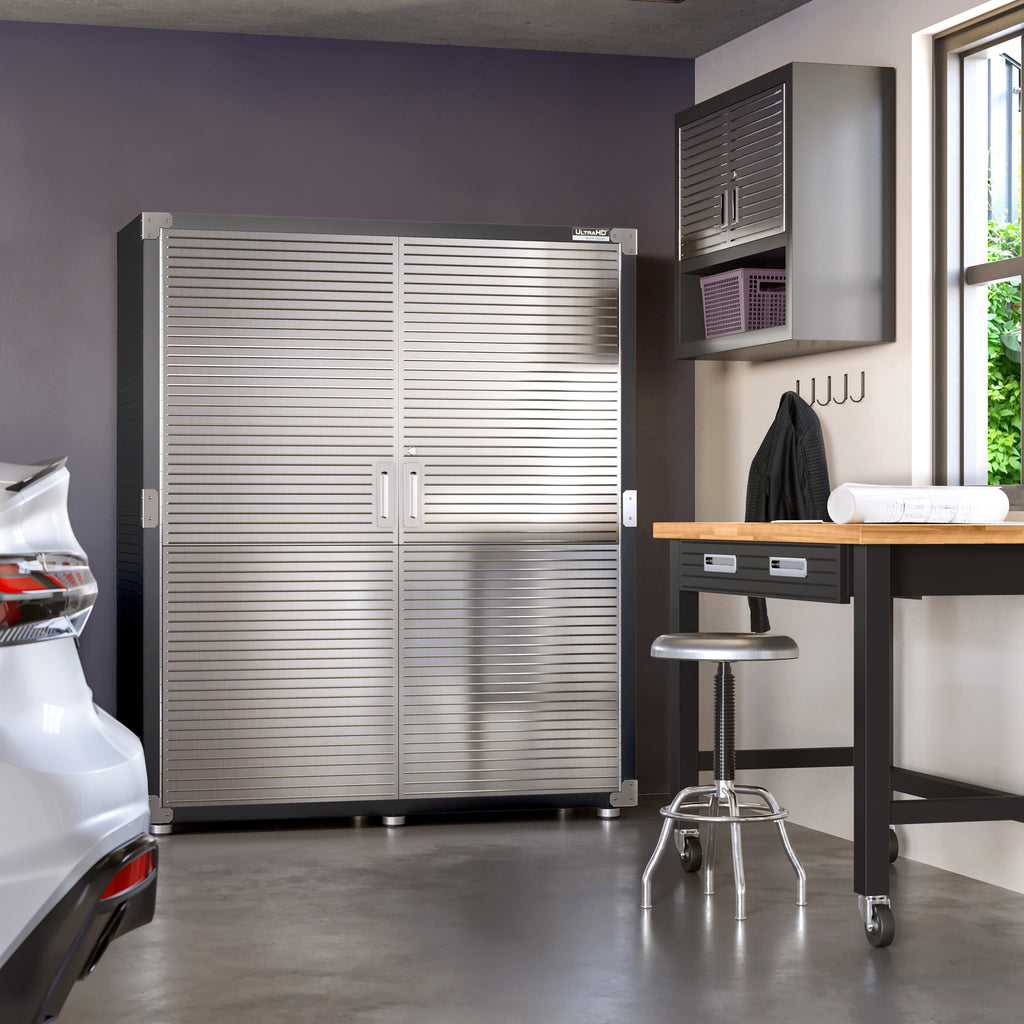 UltraHD® Extra-Wide Mega Storage Cabinet, Graphite – Seville Classics