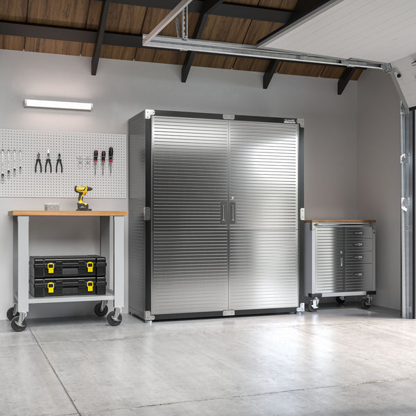 UltraHD® Extra-Wide Mega Storage Cabinet, Graphite – Seville Classics