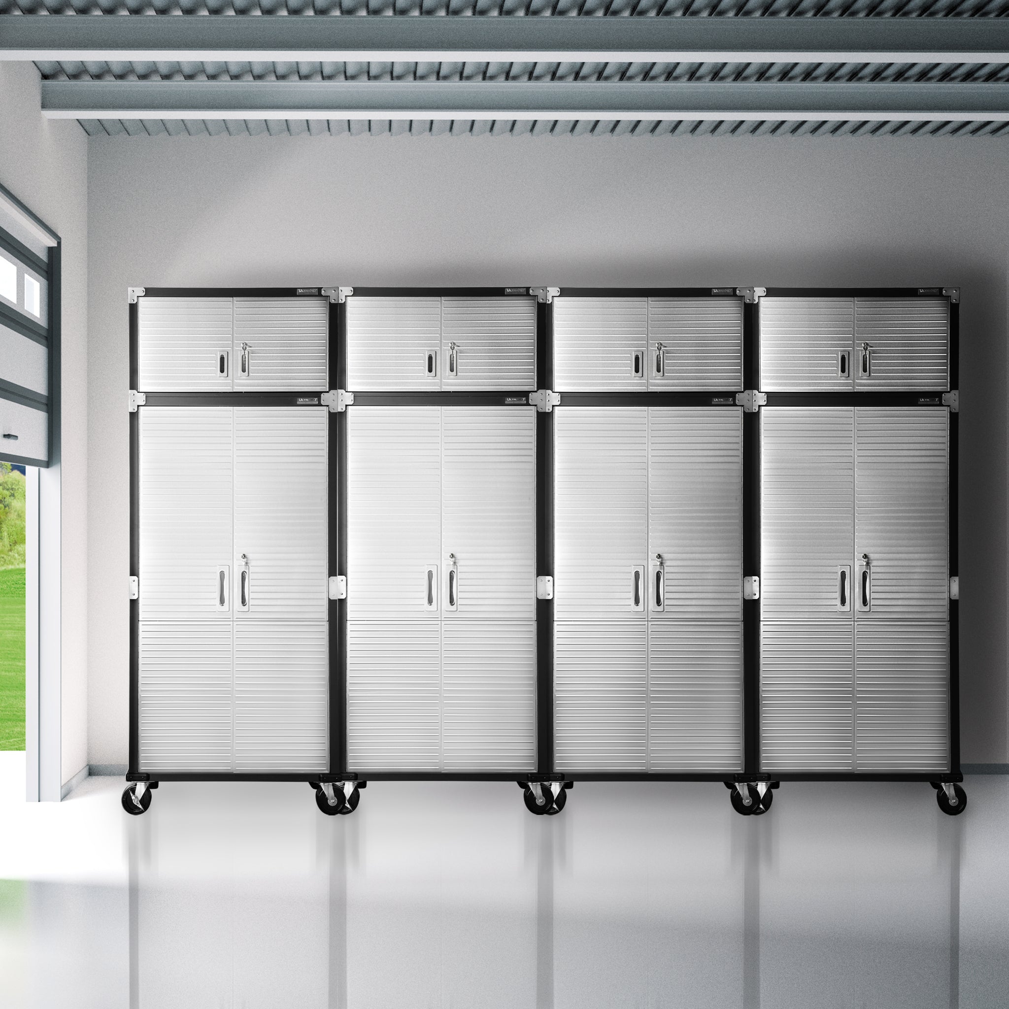 UltraHD® 8-Piece Rolling Storage Cabinet System – Seville Classics