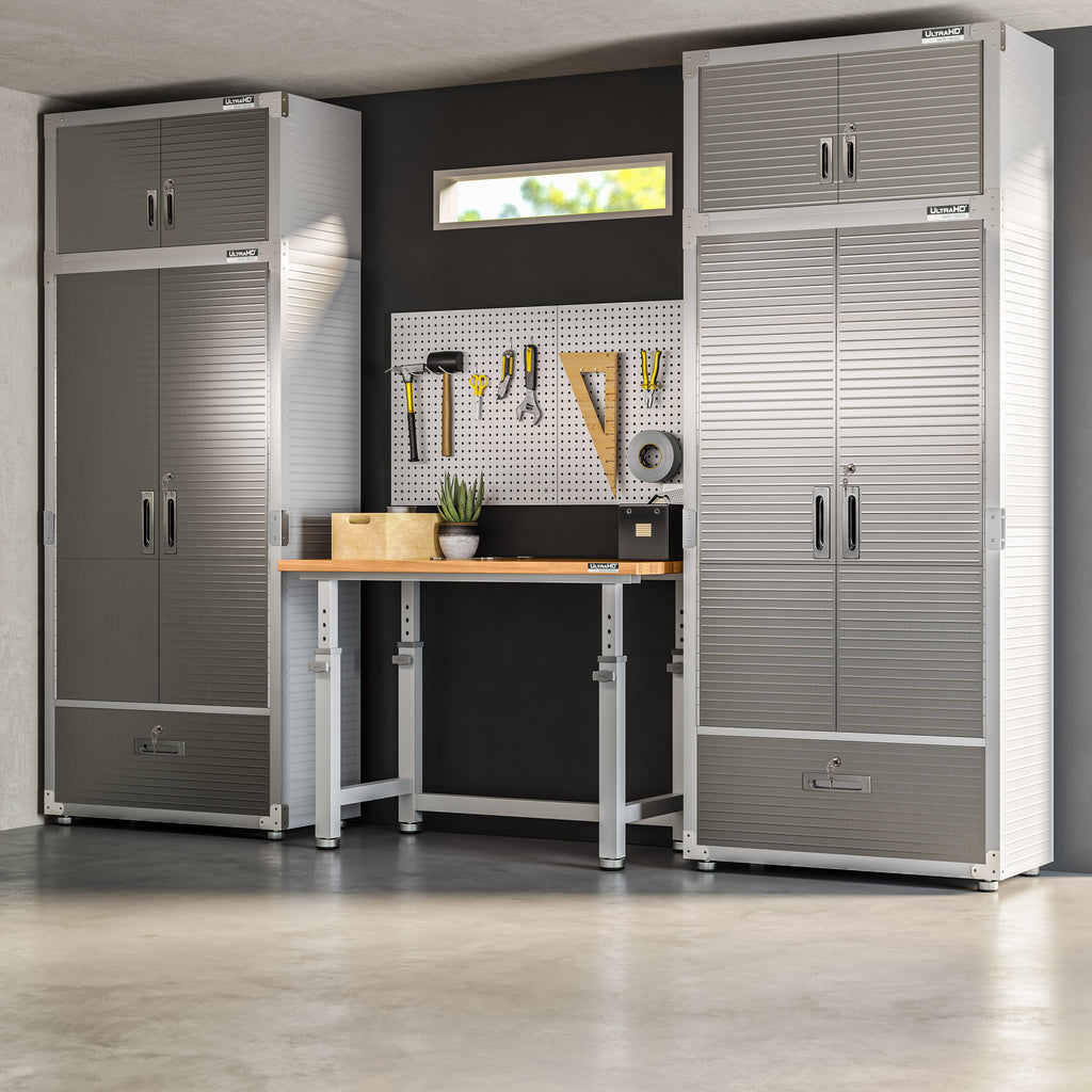 UltraHD® 2-Piece Storage Cabinet with Bottom Drawer Set