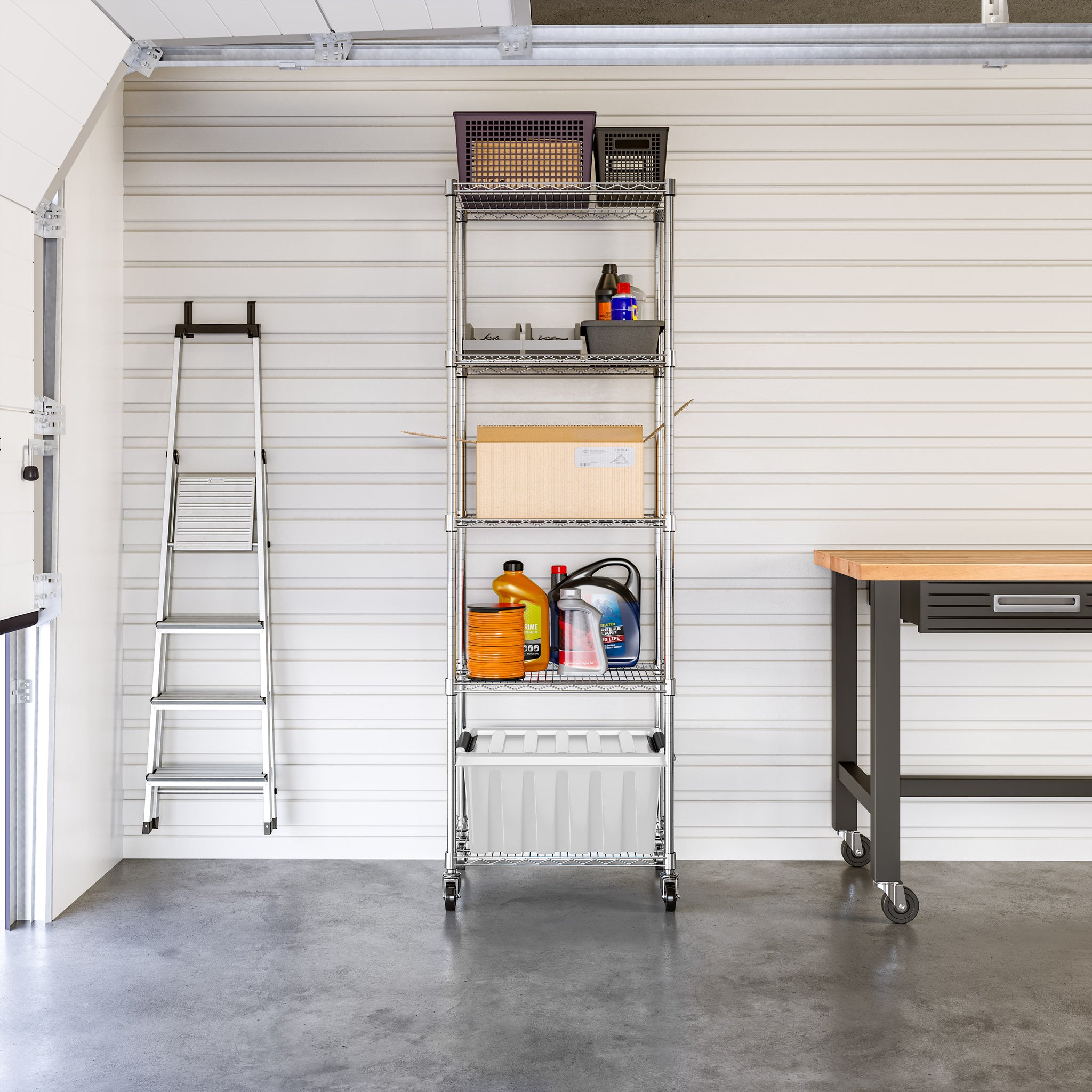 UltraDurable® 5-Tier NSF Steel Shelving – Seville Classics