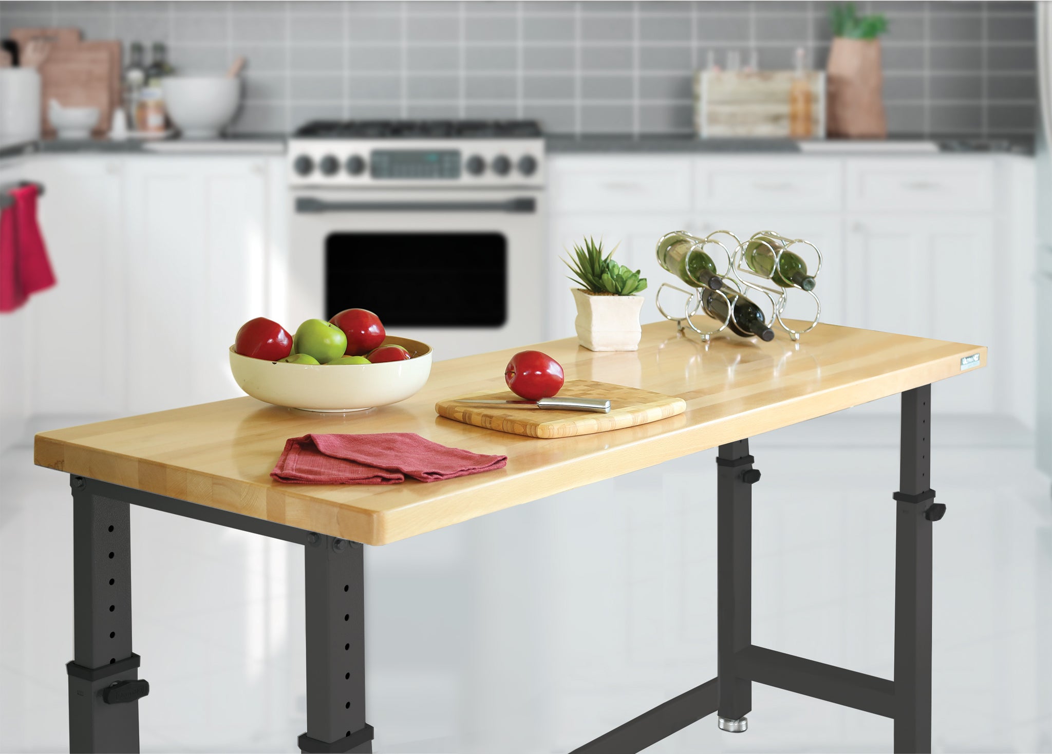 UltraHD® Height Adjustable Workbench, Graphite – Seville Classics