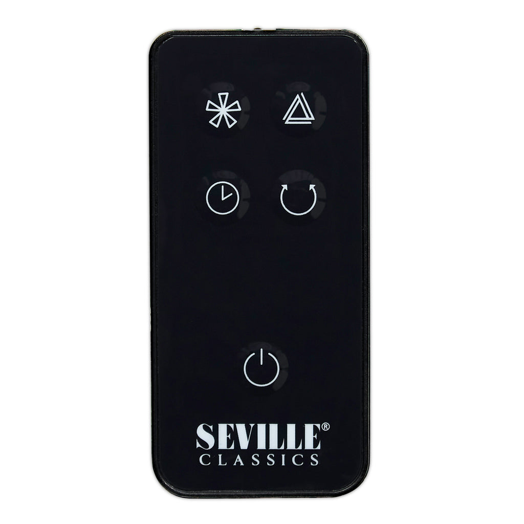 UltraSlimLine® Oscillating Tower Fan, Black – Seville Classics