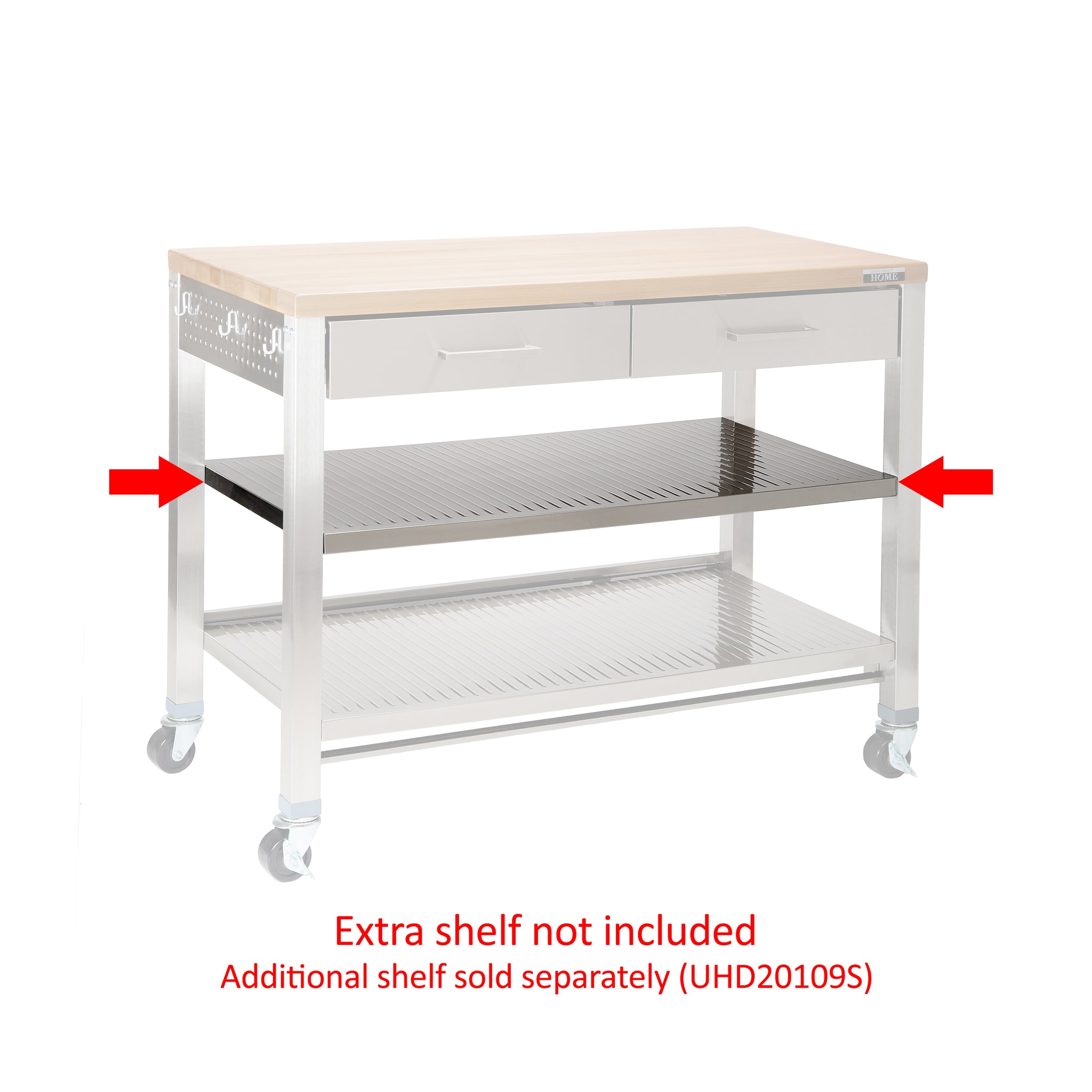 HOME Work Center Island Table