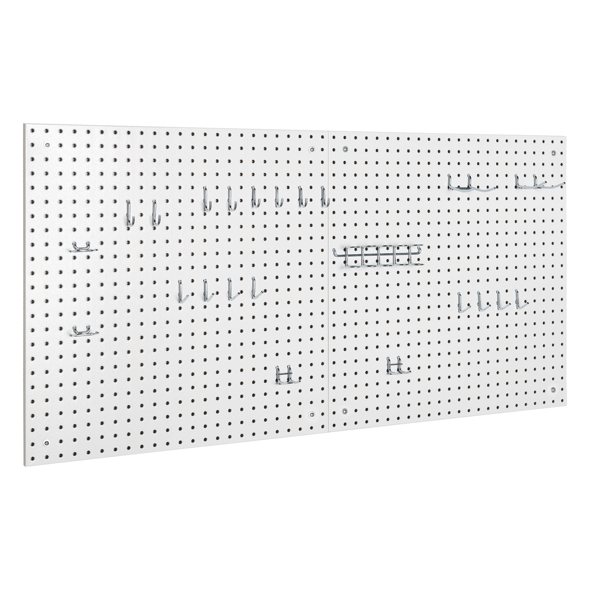UltraHD® 2-Piece Pegboard Set w/ 23 Piece Hook Assortment