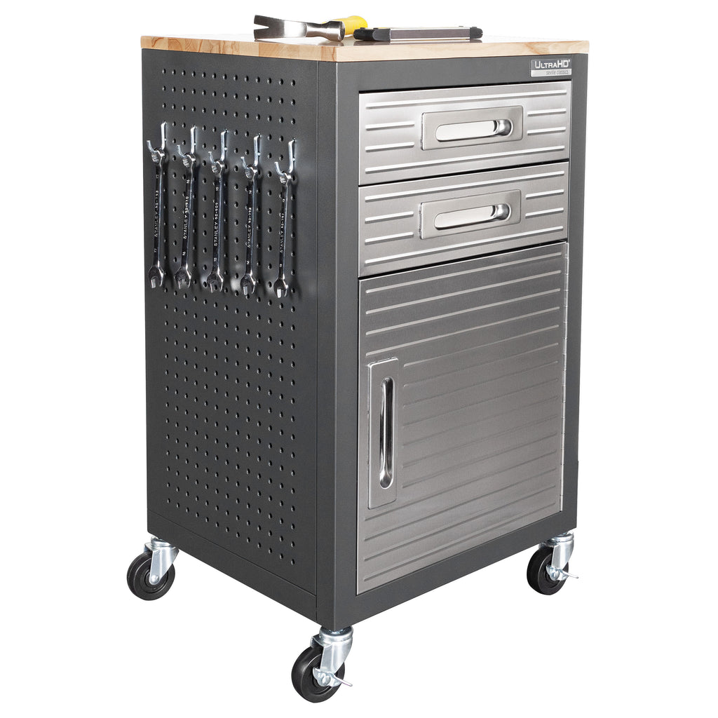 UltraHD® 2-Drawer Rolling Cabinet, Graphite – Seville Classics
