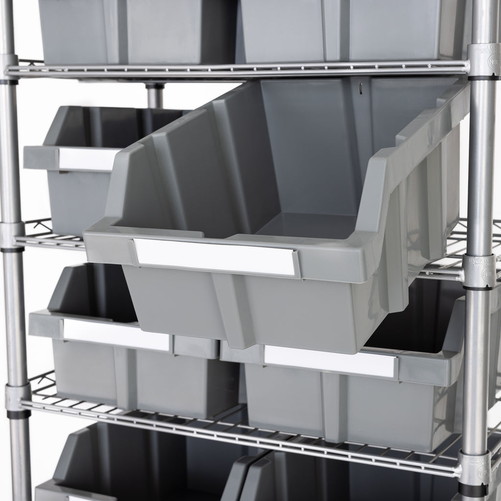 7-Tier NSF-Certified 12-Bin Rack