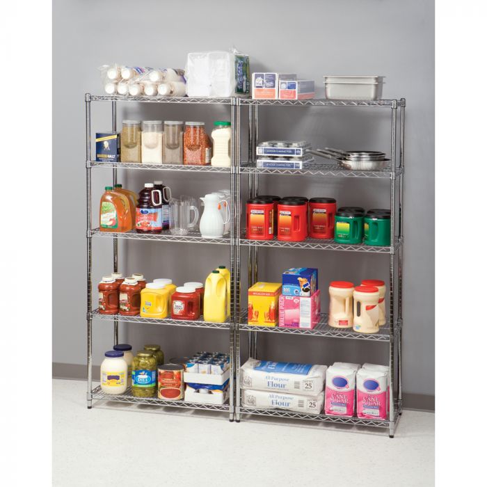 UltraDurable® 5-Tier NSF Steel Shelving – Seville Classics