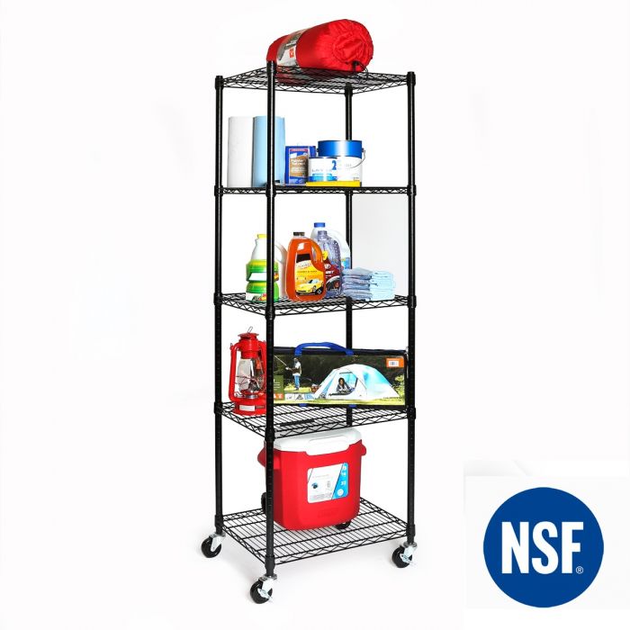 UltraDurable® 5-Tier NSF Steel Shelving – Seville Classics