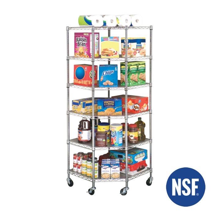 UltraDurable® 6-Tier NSF Steel Shelving – Seville Classics